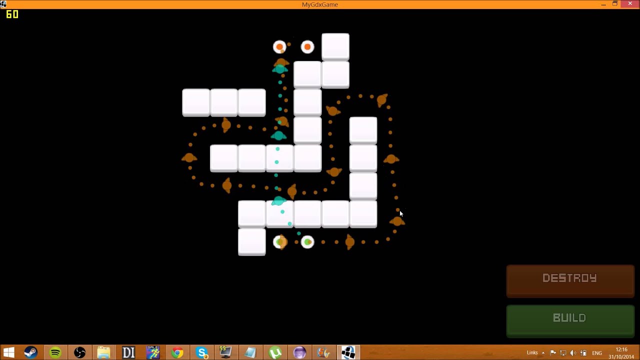 Tower Defense Pathfinding for Ground and Flying enemies - YouTube