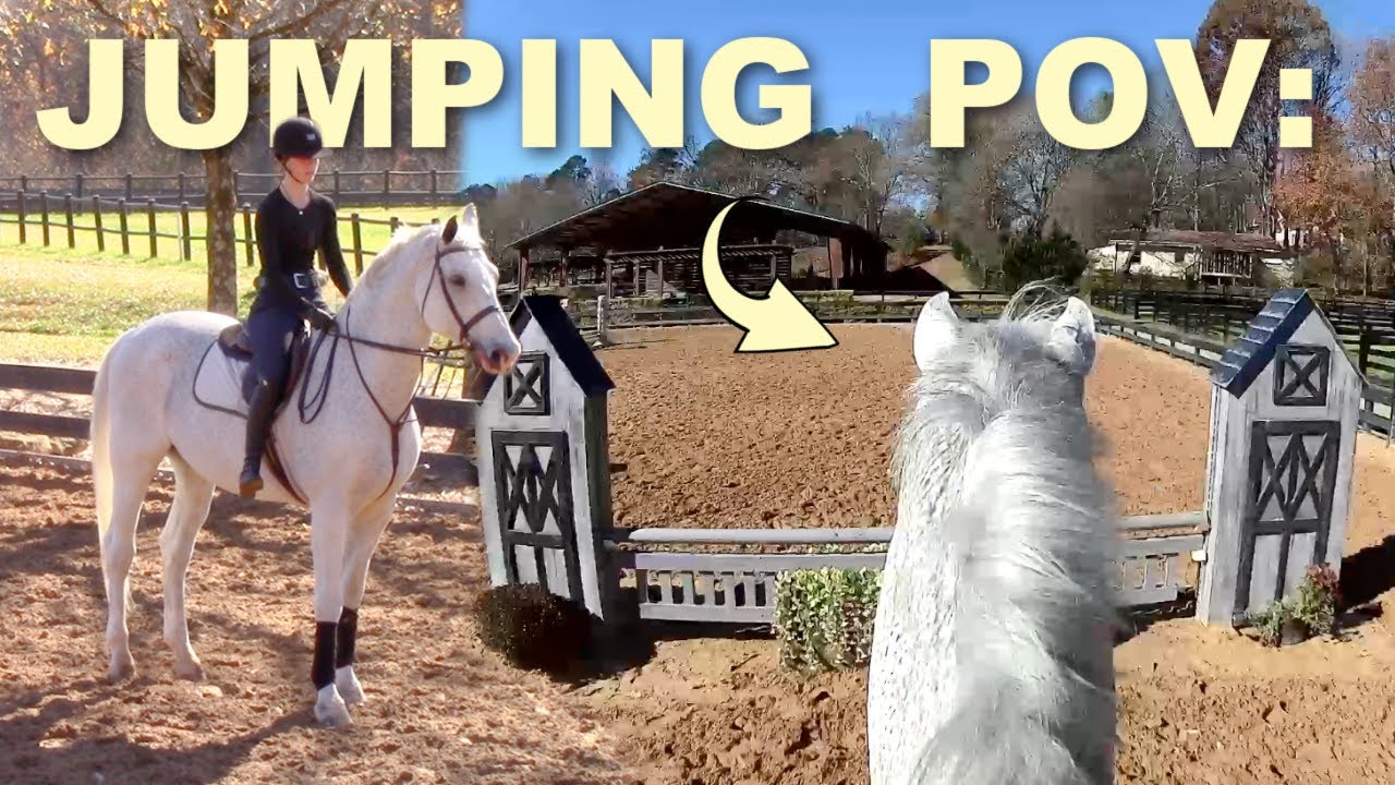 Body Cam: Jumping WITHOUT stirrups!! - YouTube