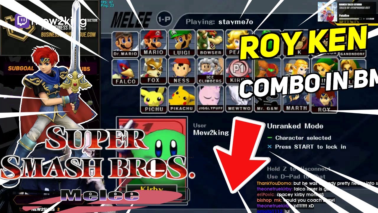 ROY KEN COMBO IN BM | Daily Melee Community Highlights - YouTube