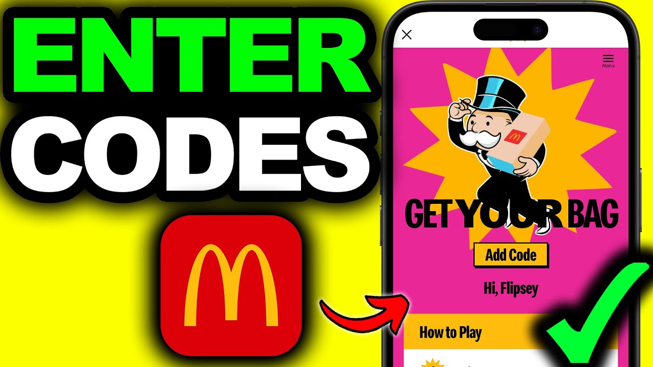 OCTOBER 2025! How To Enter McDonalds Monopoly Codes - YouTube