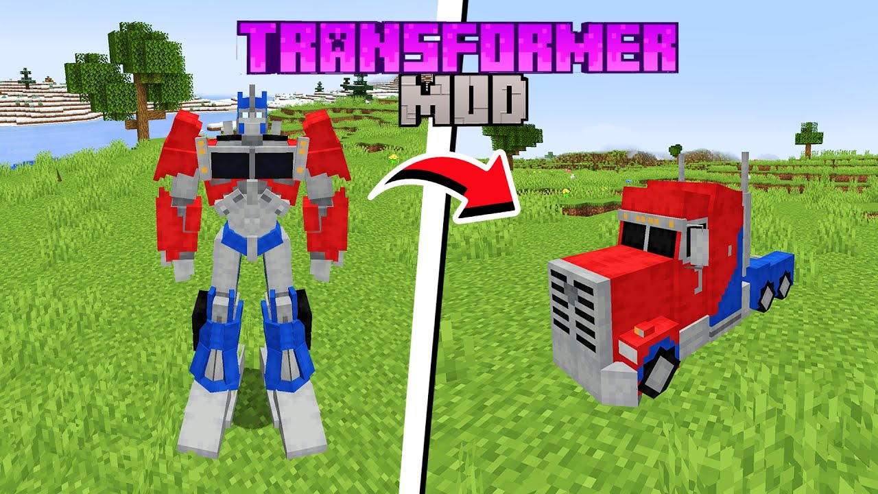 Minecraft Transformers MOD is INSANE! 🤯🔥 - YouTube
