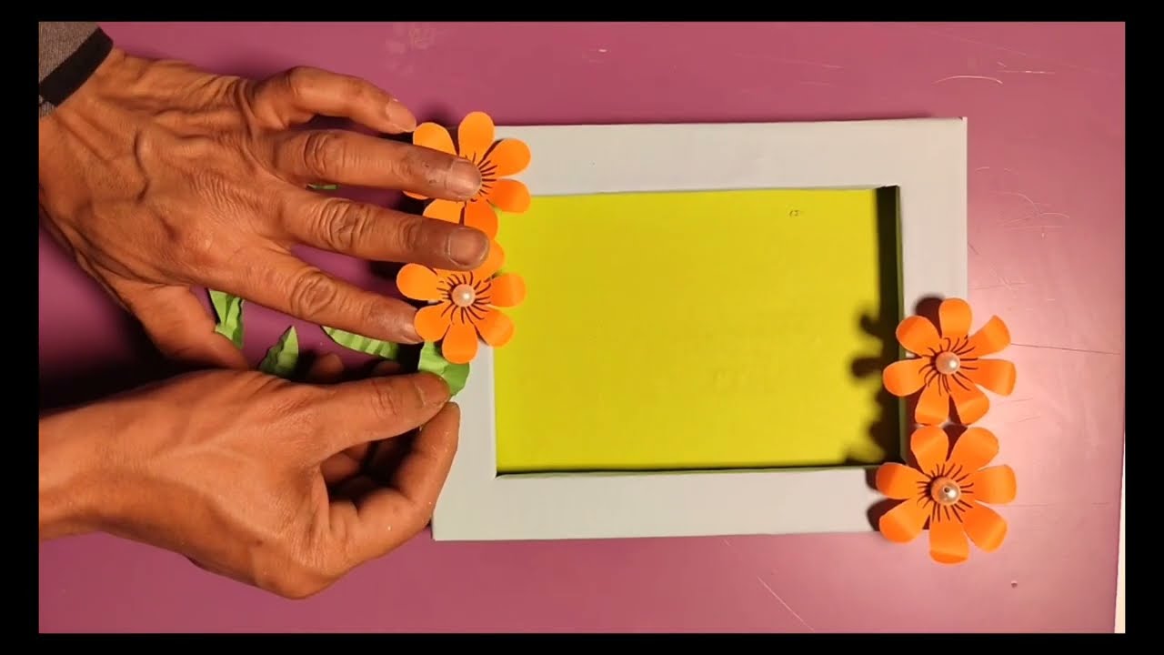 Easy Homemade Crafting Cardboard Photo Frame Step By Step Design Easy Homemade Crafting Cardboard Photo Frame Step By Step Design