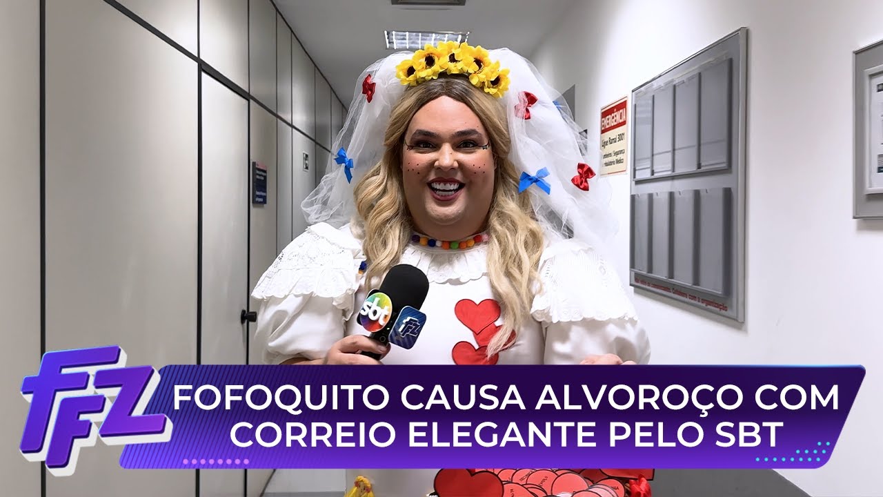São João: Fofoquito entrega correio elegante aos colaboradores do SBT ...