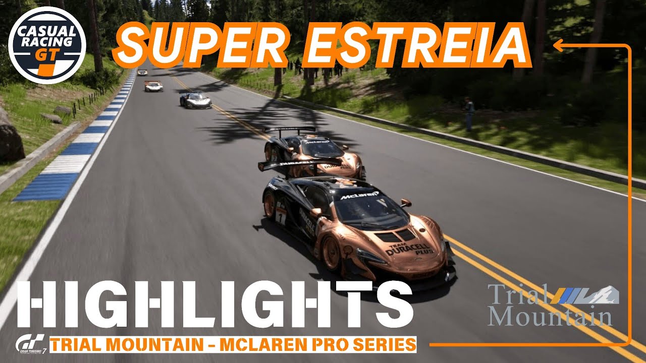 SUPER ESTREIA - McLaren Pro Series CRGT - YouTube