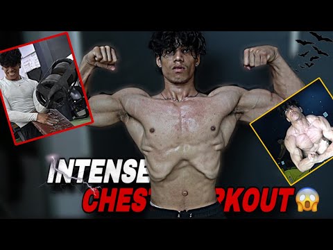 INTENSE CHEST WORKOUT || PSYCHO BABA || BODYBUILDING || ARMS WRESTLING ...