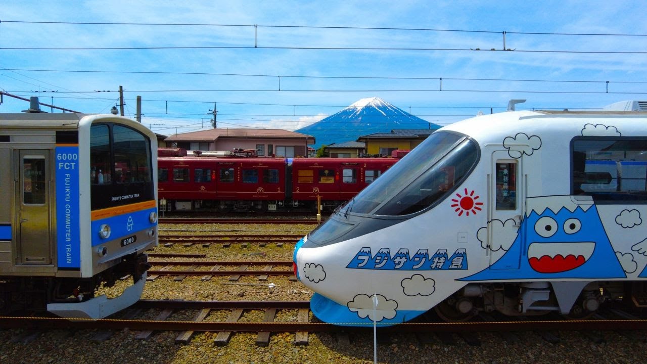 $21 Japan's Most Popular Express Train | the Mt.Fuji Excursion - YouTube
