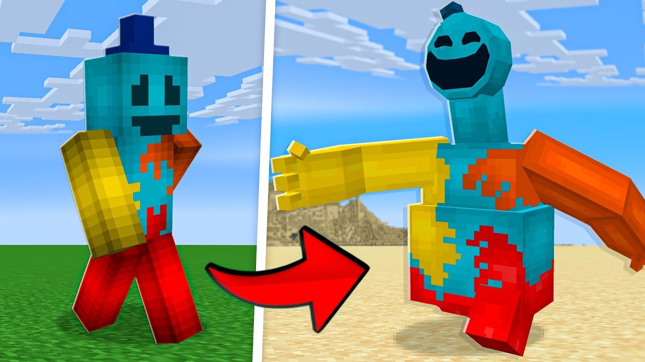 I remade Mobs into POPPY PLAYTIME 4 in Minecraft - YouTube