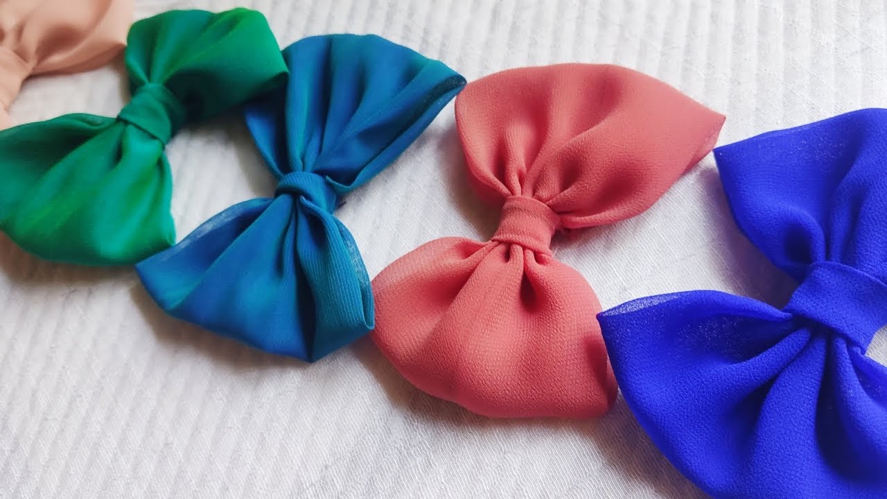 Bow Clip | Bow Clip Making Tutorial | DIY Bow Clip - YouTube