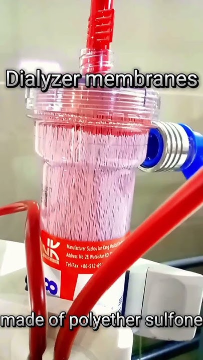 Dialyzer membranes made up of polyether sulfone material - YouTube