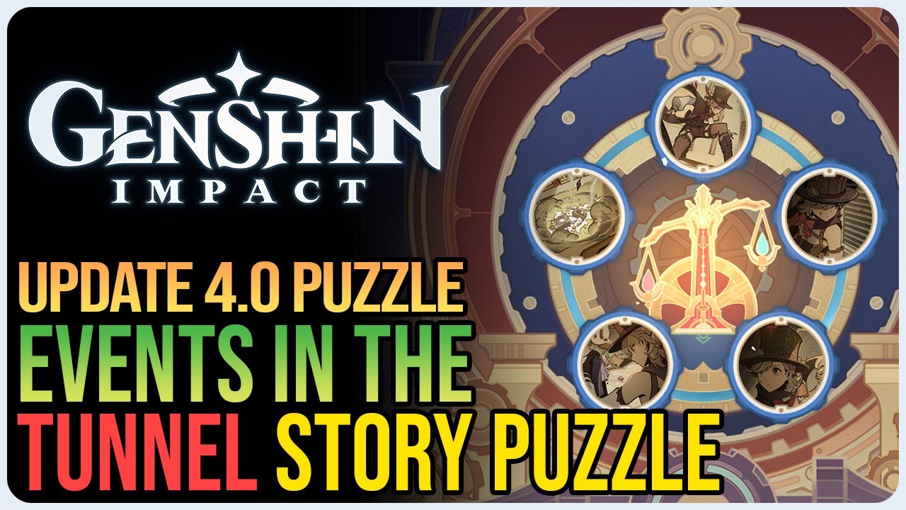 Events in The Tunnel Puzzle Genshin Impact - YouTube