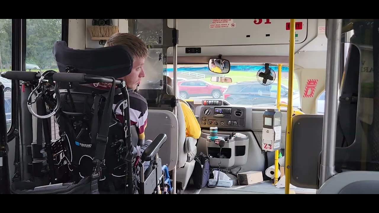 Sam takes the bata bus home from school 9.12.23, Dwayne the driver ...