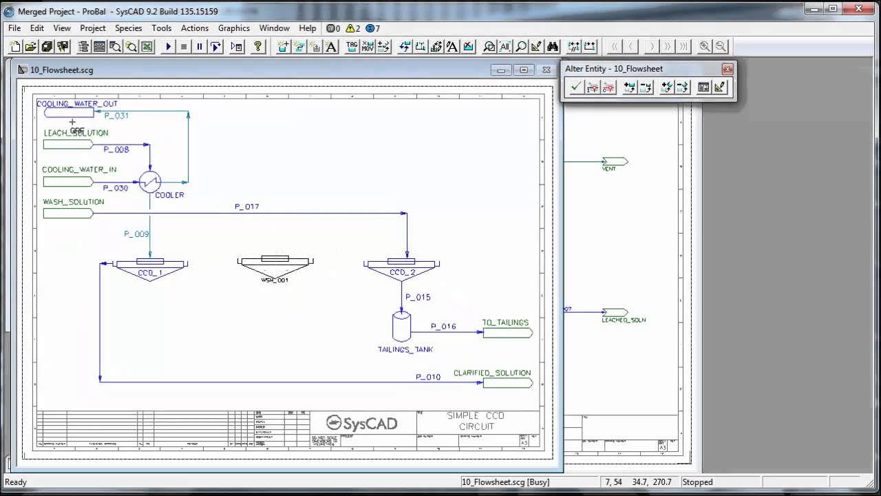 SysCAD Tutorial - Section 7.5 Part 4 Move and Rotate Unit - YouTube