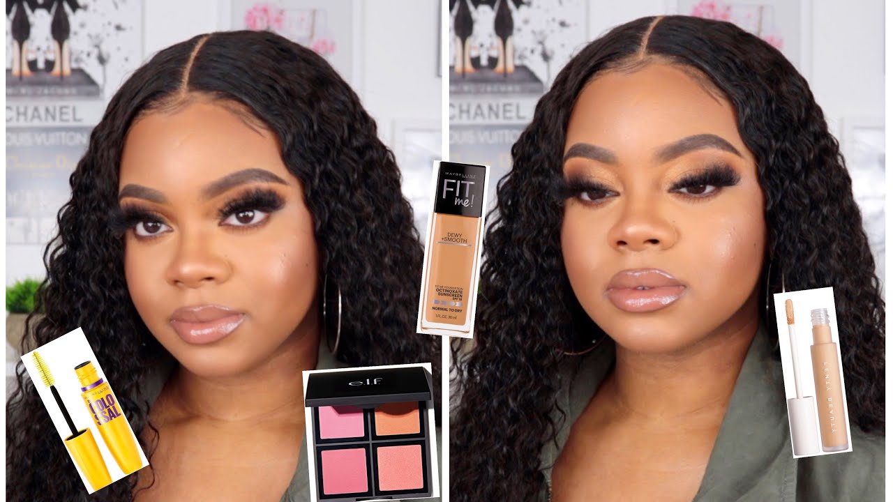 Gold Dewy Spring Tutorial | Affordable products - YouTube