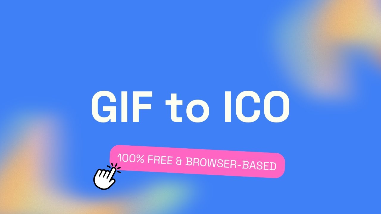 How To Convert GIF Files To ICO - YouTube