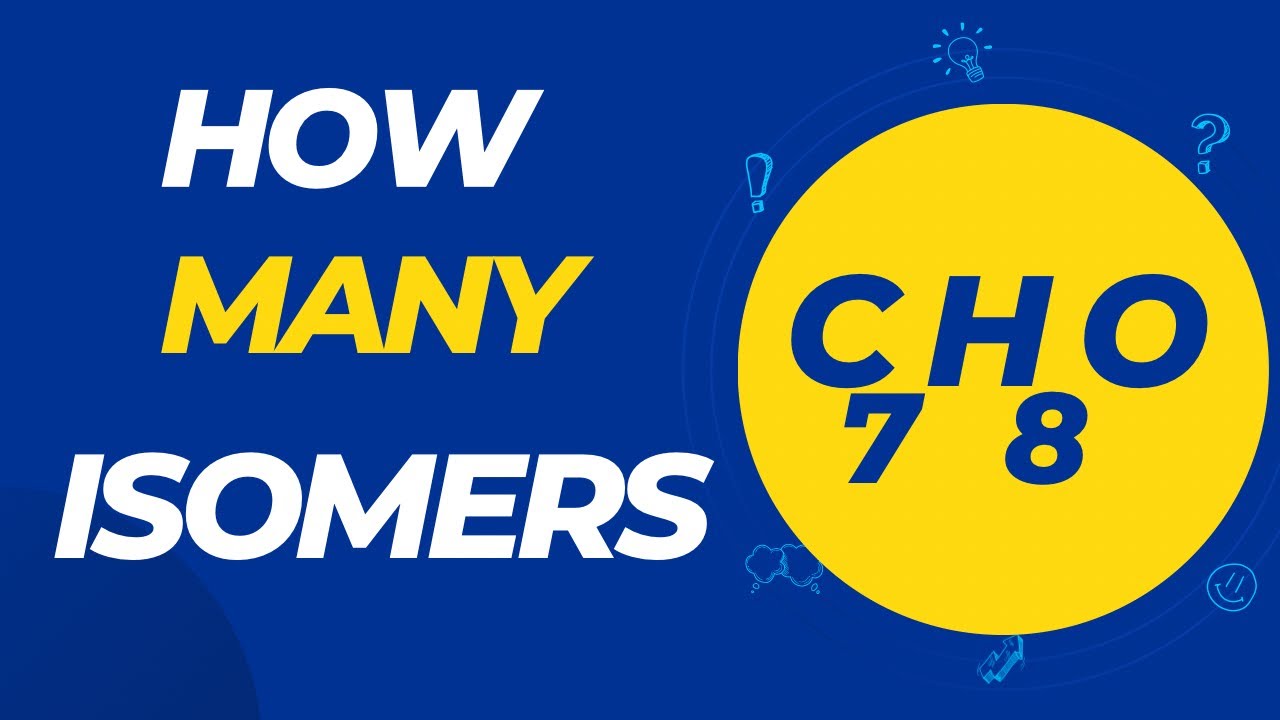 How Many Isomers of C7H8O ? - YouTube