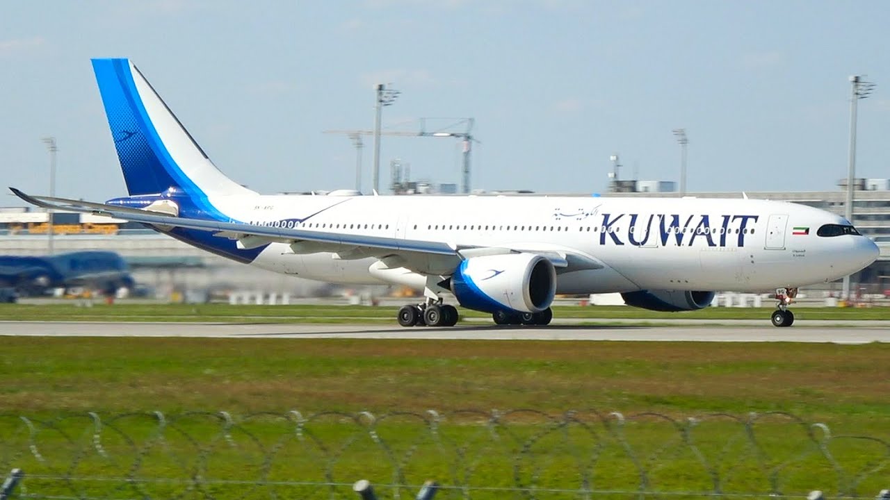 NEW! | Kuwait Airways Airbus A330-800NEO (9K-APG) Taxiing and Departure ...