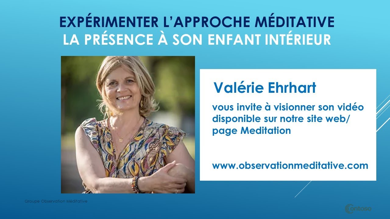 Méditation avec Valérie Ehrhart - YouTube