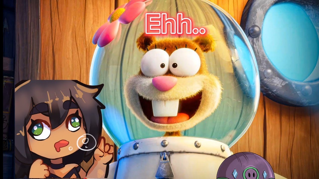 Sandy cheeks BAD? (First impressions) - YouTube