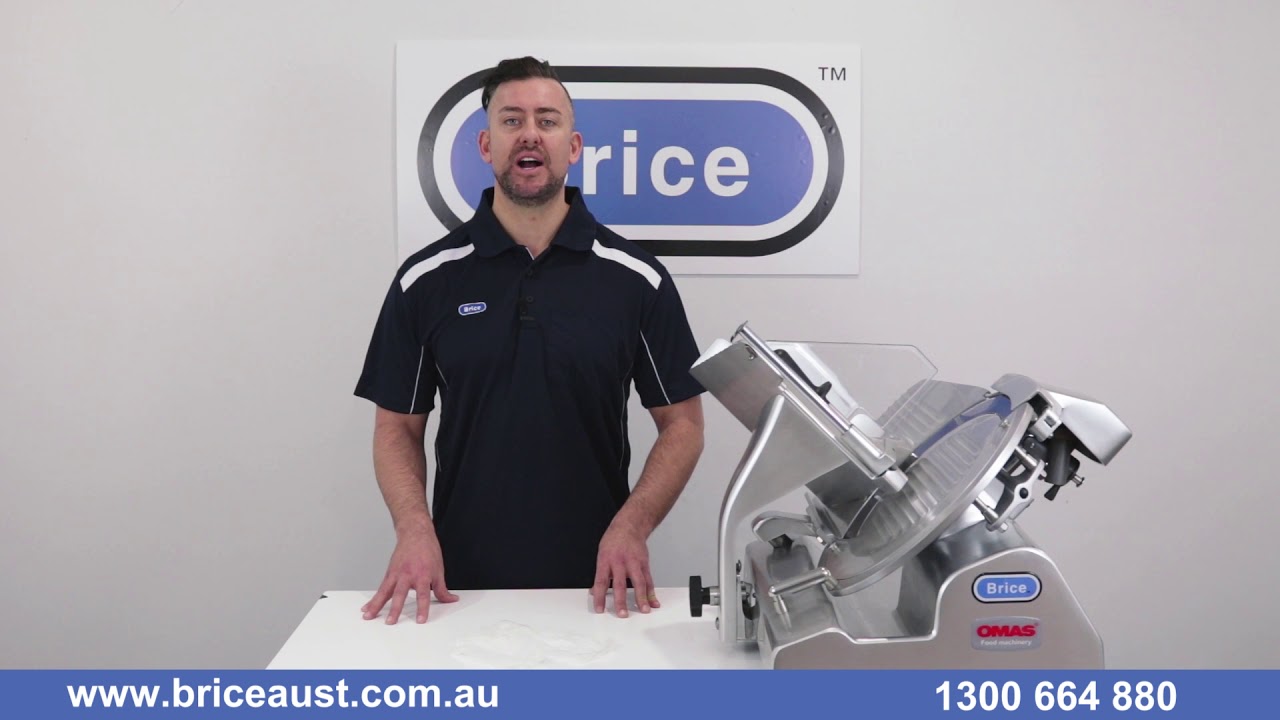 How to Use & Clean A Commercial Meat Slicer - Brice Australia - YouTube