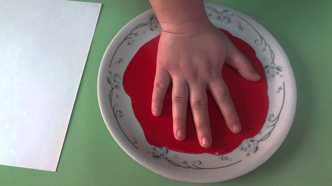 Hand-Impression Flower (Book A/ Page 23) - YouTube