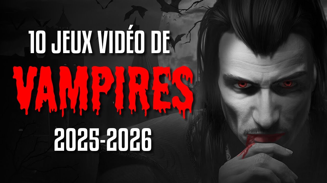 10 jeux vidéo de VAMPIRES à découvrir en 2025 / 2026 | Action, RPG, FPS ...