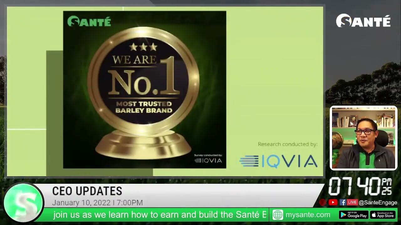 SANTE BARLEY IS THE MOST TRUSTED BARLEY BRAND in the market | IQVIA ...