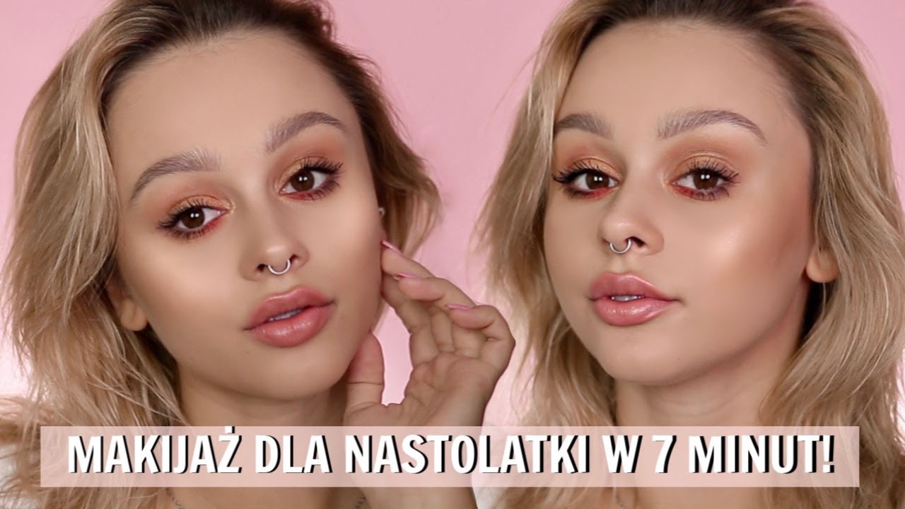 NAJLEPSZY MAKIJAŻ DLA NASTOLATKI TANIMI PRODUKTAMI W 7 MINUT!🔥 - YouTube