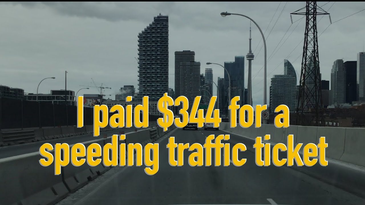 Streets of Ontario - I paid $344 for a speeding traffic ticket - YouTube