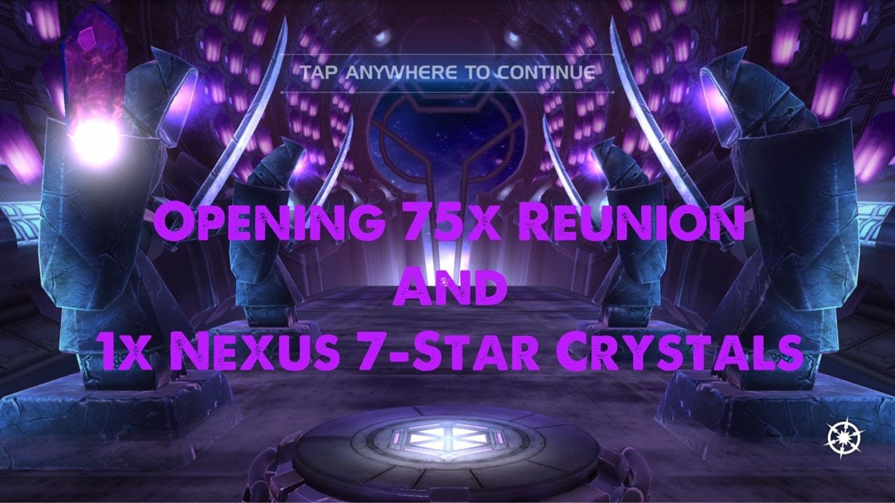 Opening 75x Reunion and 1x 7-Star Nexus Crystals...MCOC - YouTube