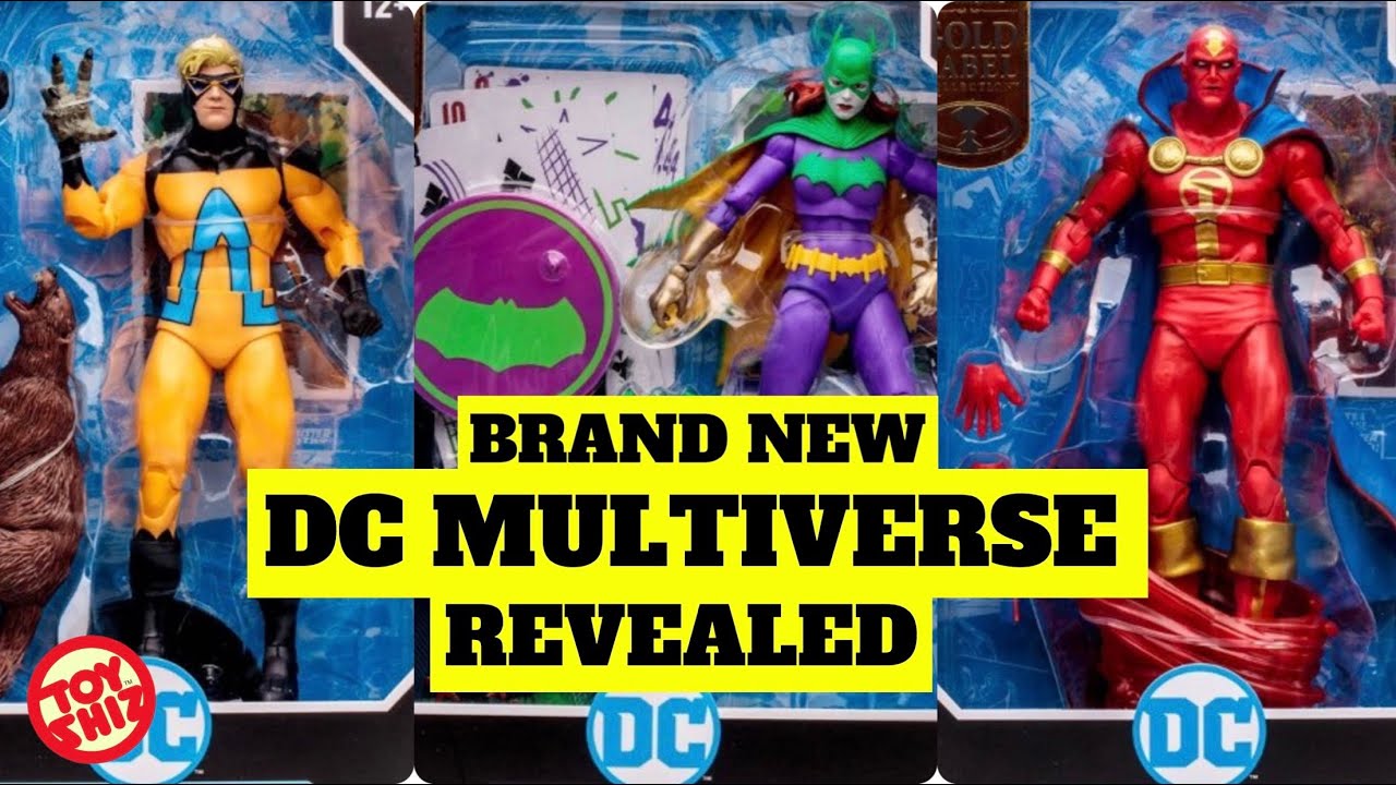 2023 BRAND NEW DC MULTIVERSE FIGURES REVEALED | Animal Man/Tornado ...