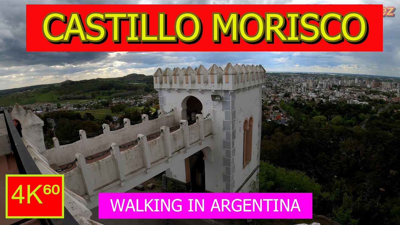 4K⁶⁰ 🚶 - 👉 TANDIL ☀️ walk (Castillo Morisco) - ARGENTINA - Walking tour ...