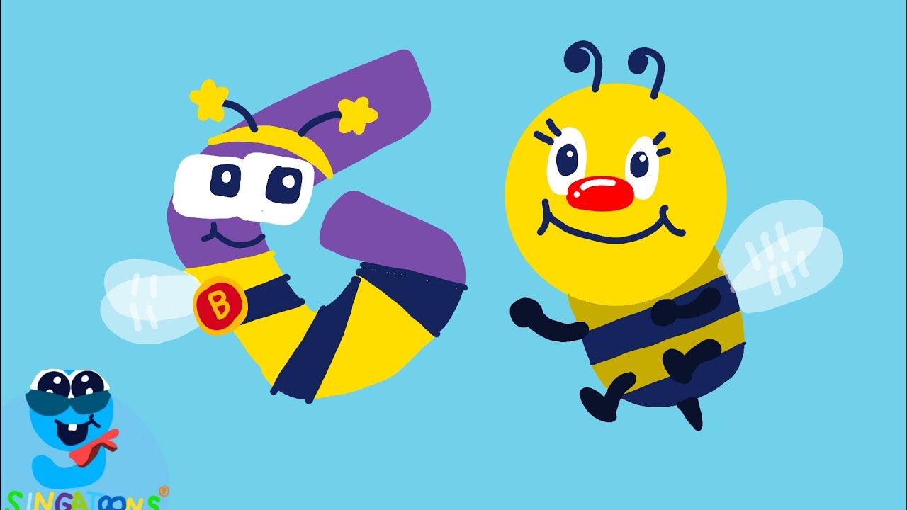 小蜜蜂 | Features alphabet lore G Boston | 中国儿歌 | SINGATOONS - YouTube