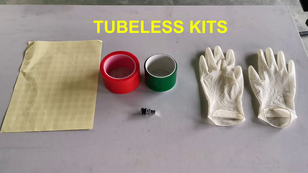 ADV MX Supermoto Spoke Wheel Tubeless Kits Install - YouTube