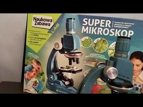 Super mikroskop Clementoni 1200x profesjonalna zabawka - YouTube