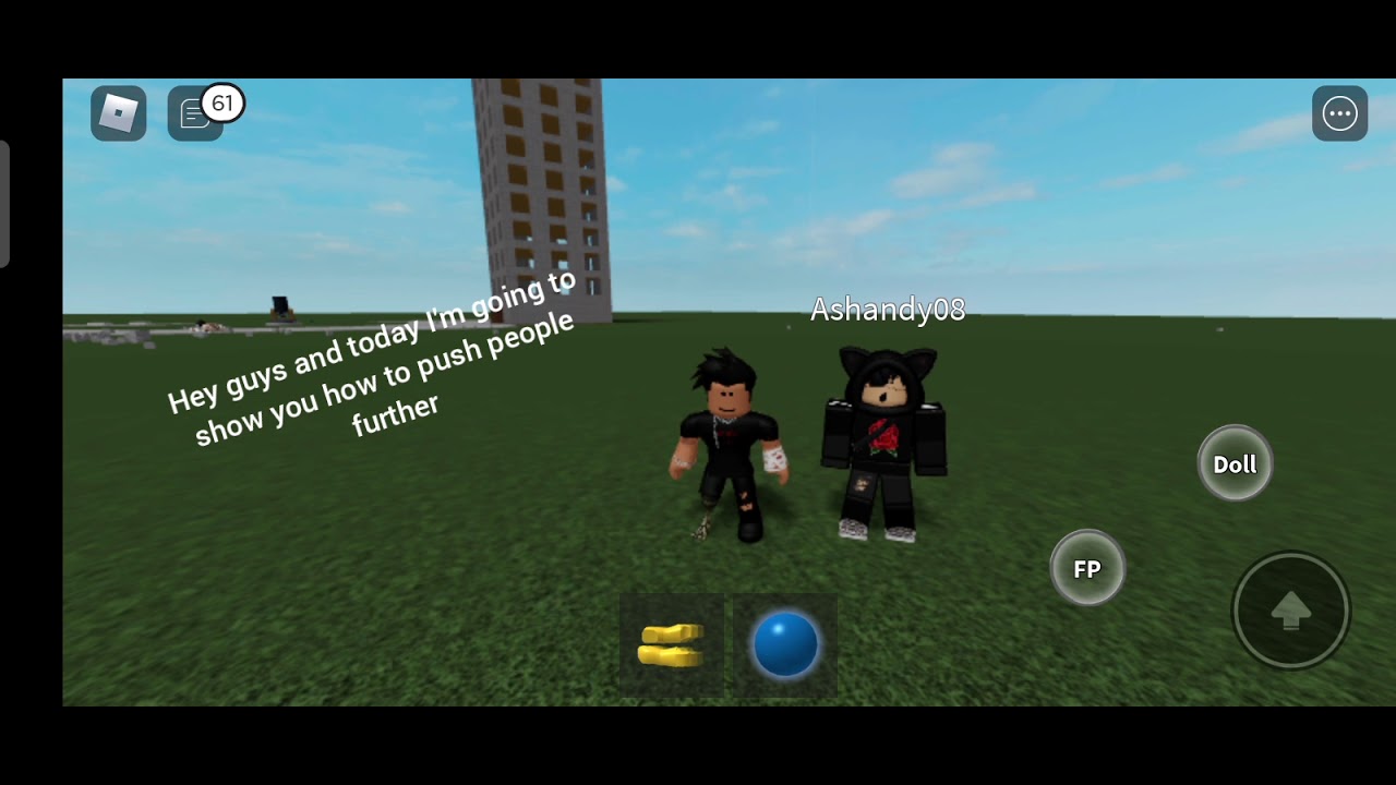 How to push people further in ragdoll engine - YouTube