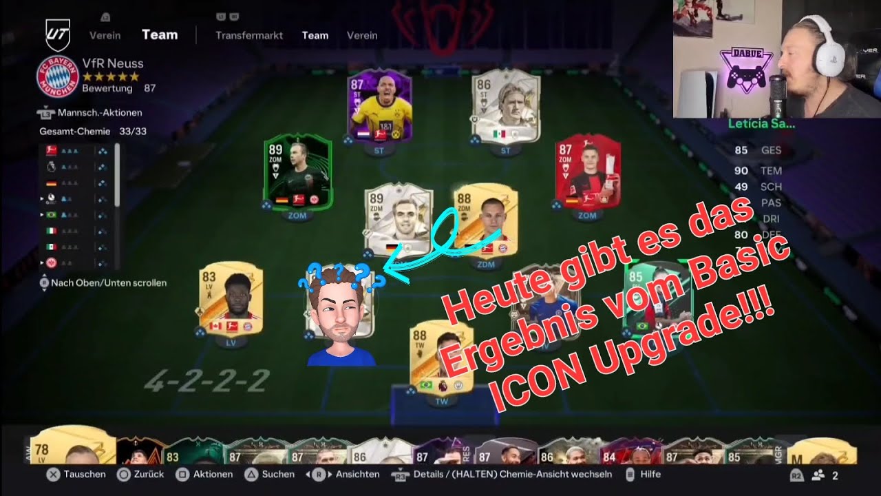 FC24 Pack Opening. Ergebnis von Basic ICON Upgrade, Selten Profi Pack ...