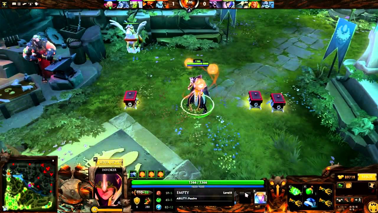 Dota 2 Skill Build Invoker - YouTube
