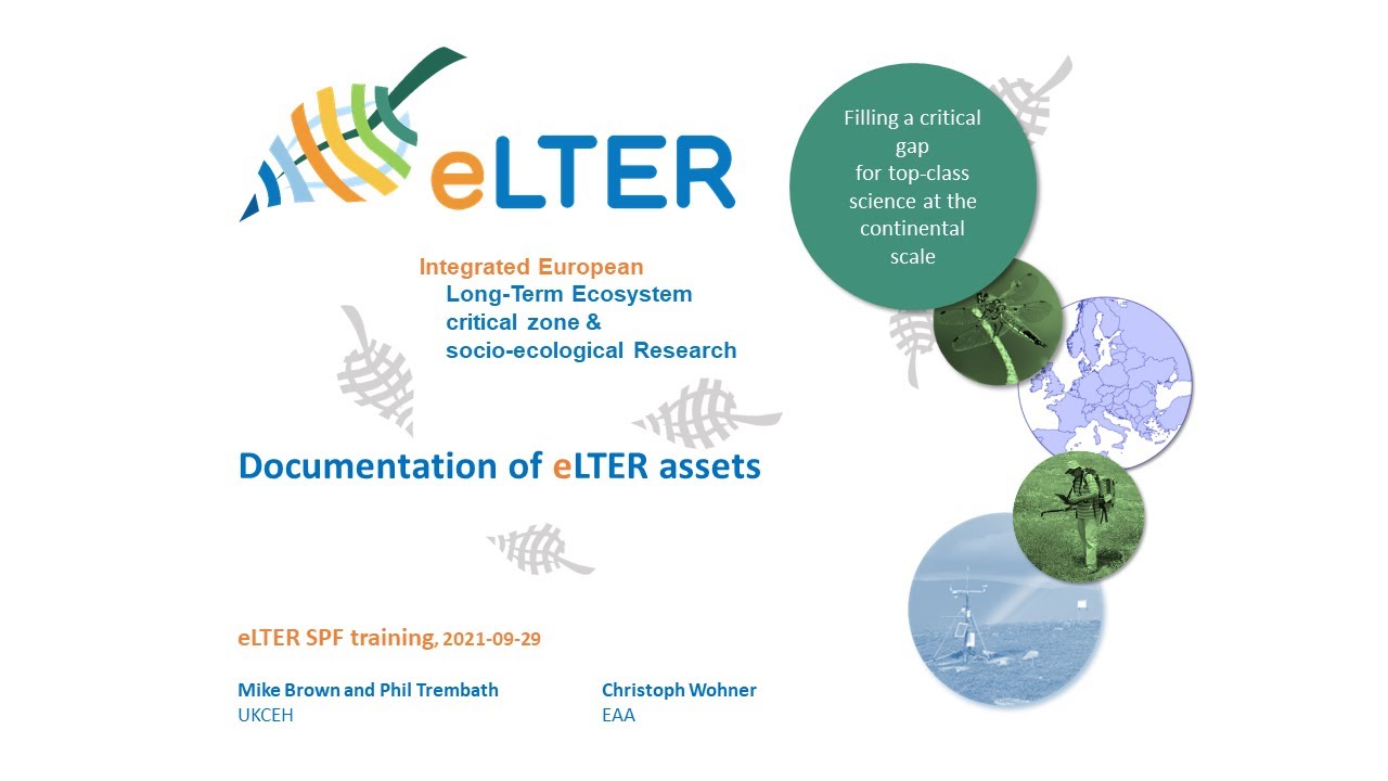 Documentation of eLTER assets - eLTER - YouTube