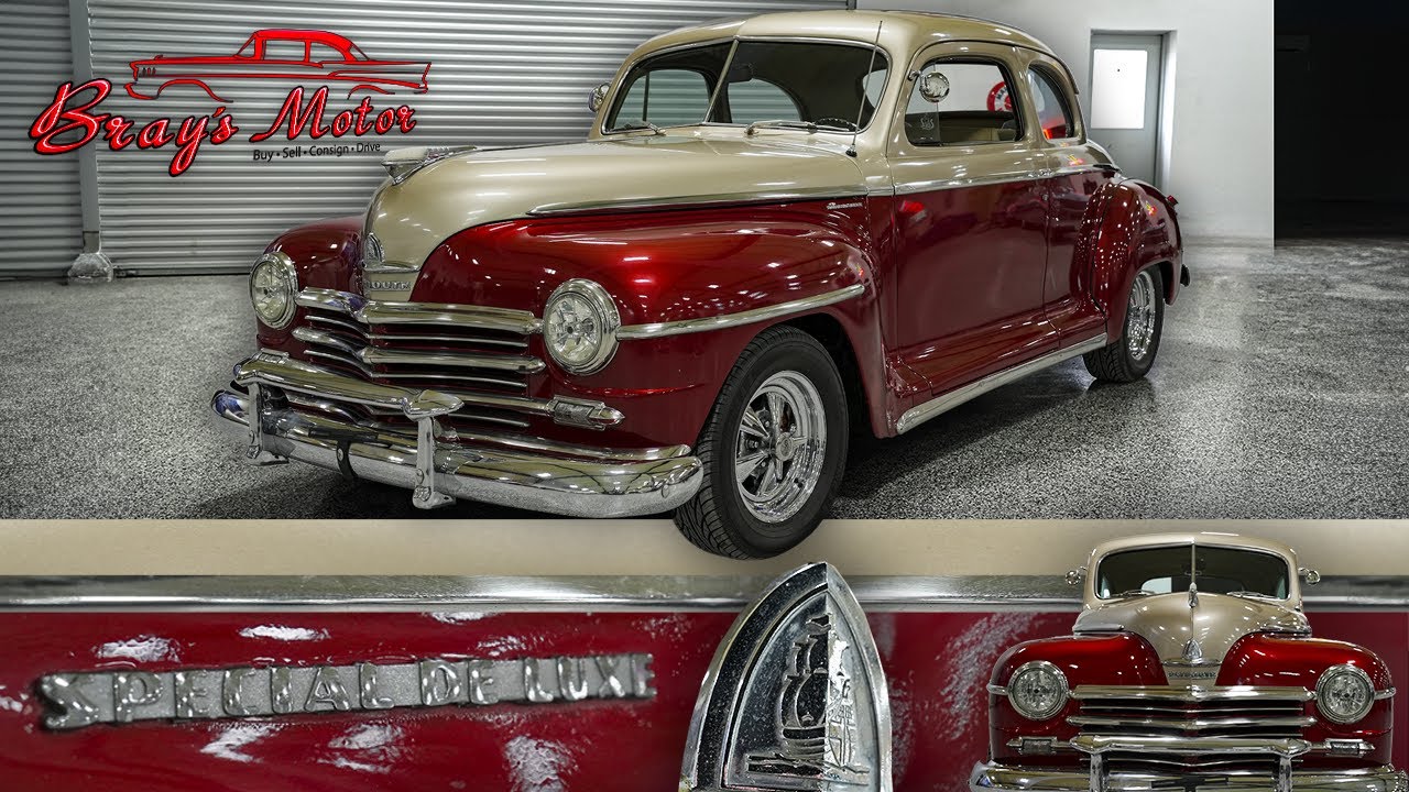 Bray's Motor Museum & Playground- '48 Plymouth Deluxe - YouTube