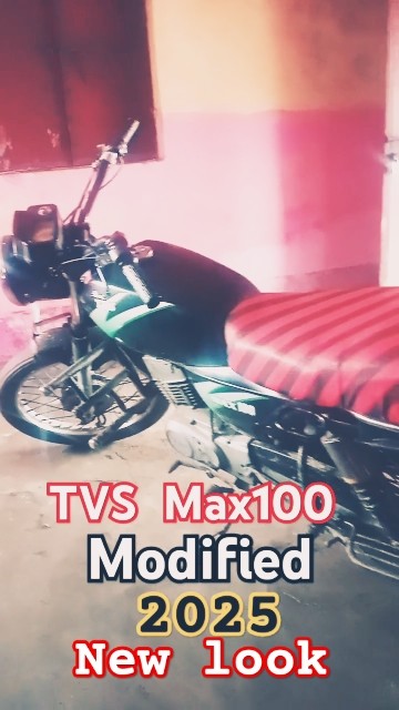 TVs max 100 modified 2025 old😎😎 is gold #bike #lover #max100 #tvs - YouTube