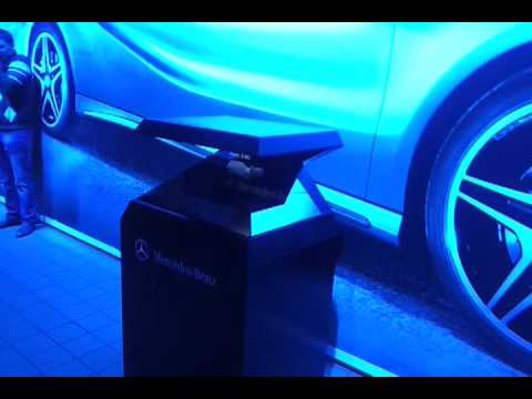 Mercedes Benz-Holographic Pyramid @ Serbian Open event - YouTube