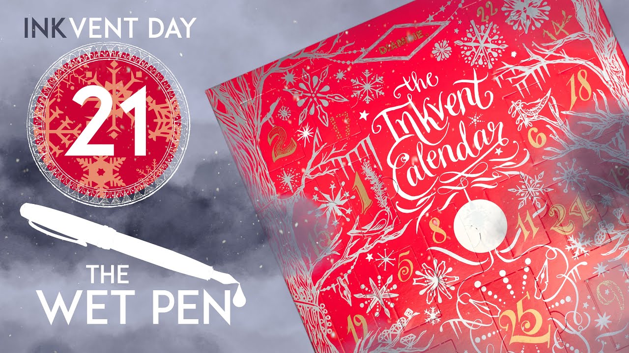 Diamine Inkvent Calendar 2021: Day 21, Brandy Snap - YouTube