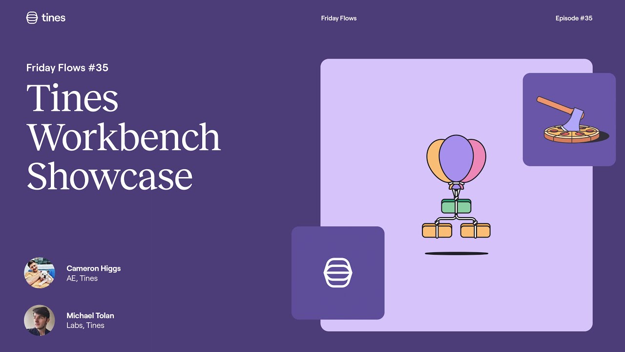 Friday Flows 35: Tines Workbench showcase - YouTube