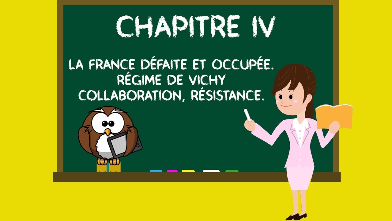 Histoire : La France défaite et occupée. Régime de Vichy, collaboration ...