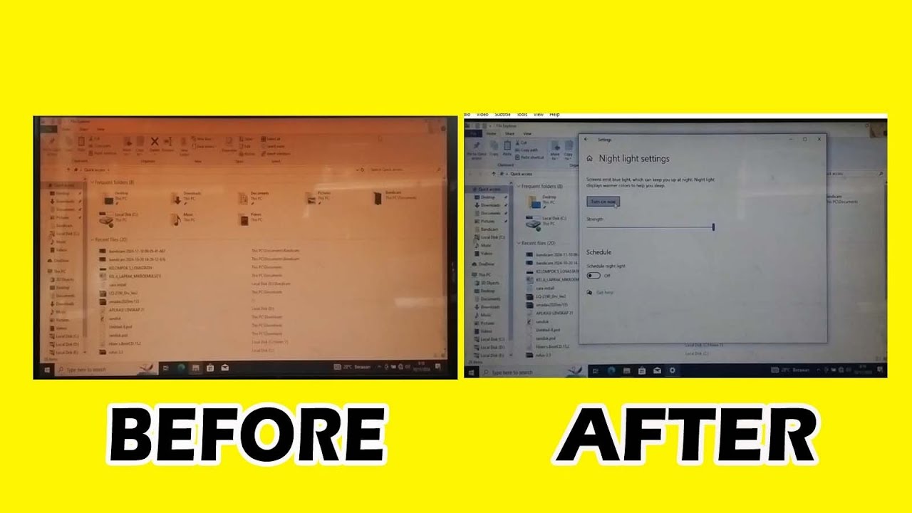Mengatasi Tampilan Layar Laptop Kuning / Kekuning Kuningan - YouTube