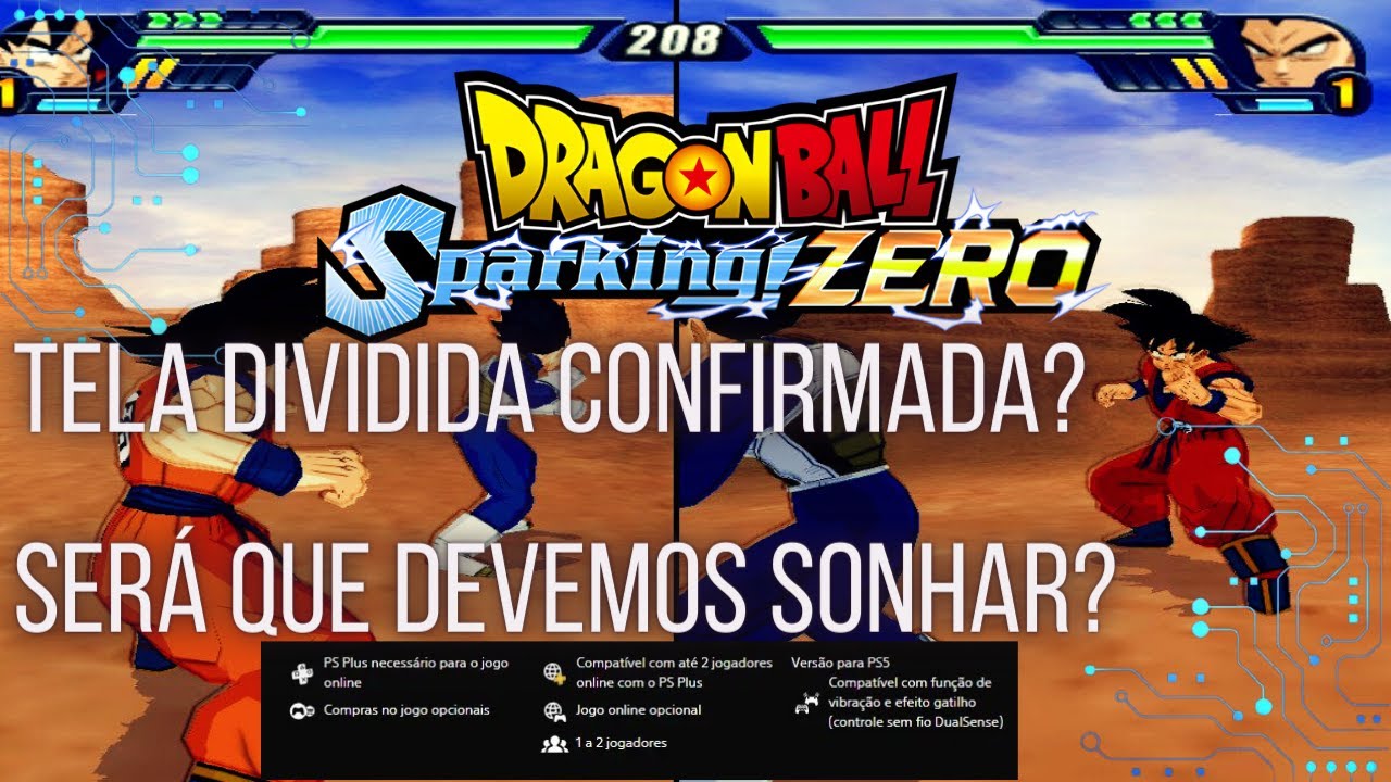 Dragon ball sparking zero | multiplayer local revelado? dá para confiar ...
