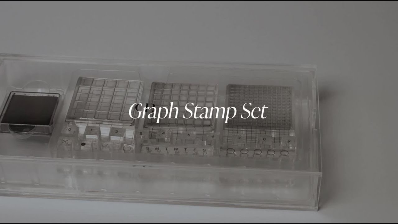 How To Use Our Acrylic Graph Stamp Set | Cloth & Paper - YouTube