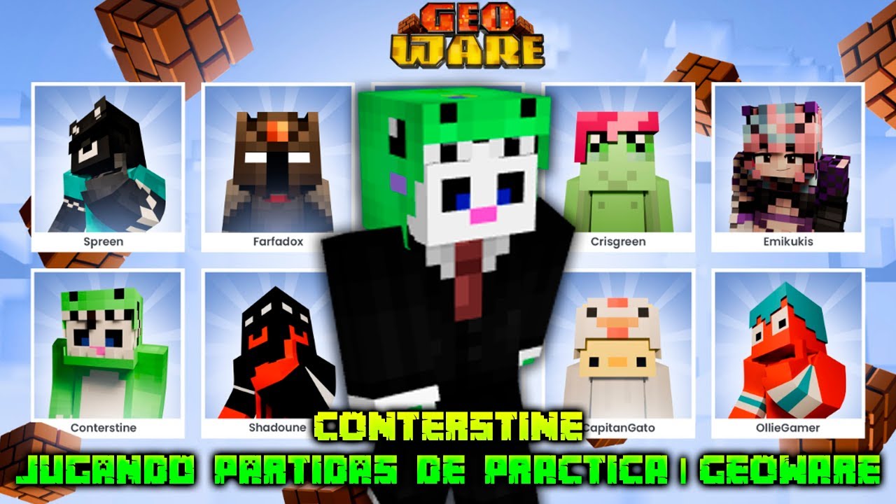 CONTERSTINE jugando partidas de PRACTICA | GEOWARE 😂😱 - YouTube