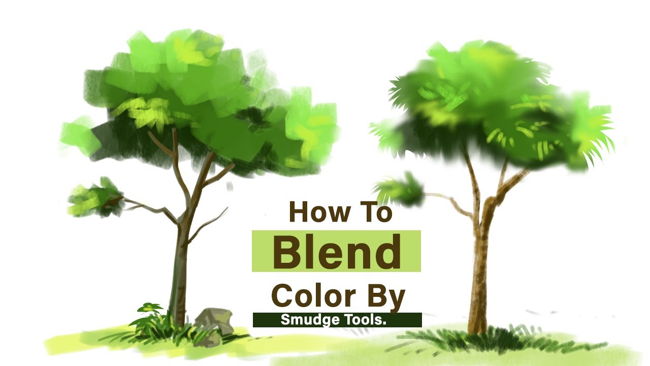 how to blend colors in Photoshop digital painting || DIGITAL ART WORLD ...