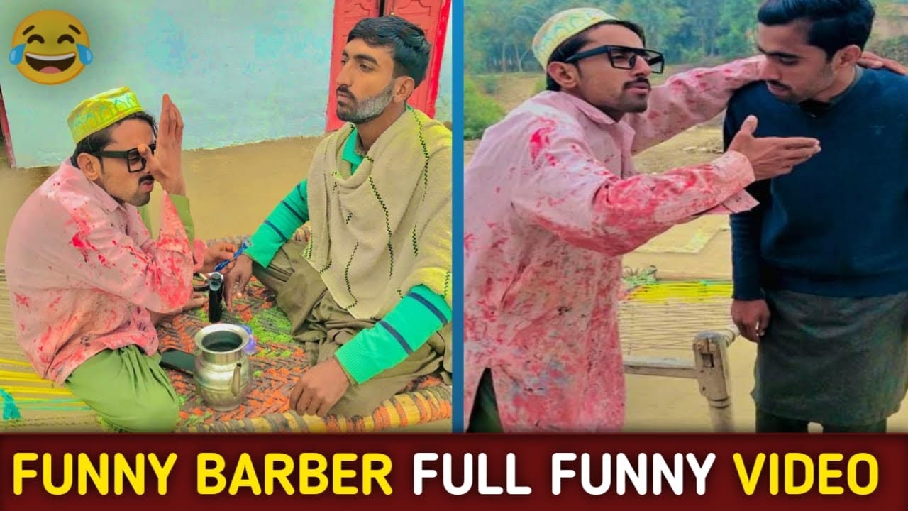 Funny Barber Full Funny Video 🤣| wait for end | Cheena team official ...